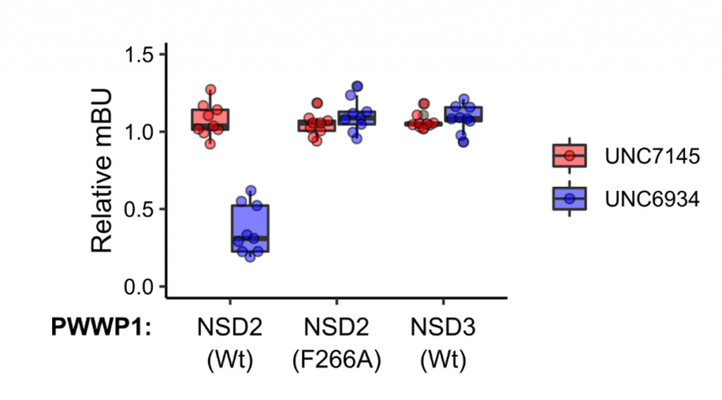 NSD2(PWWP1) and histone H3 interaction cellular assay ...